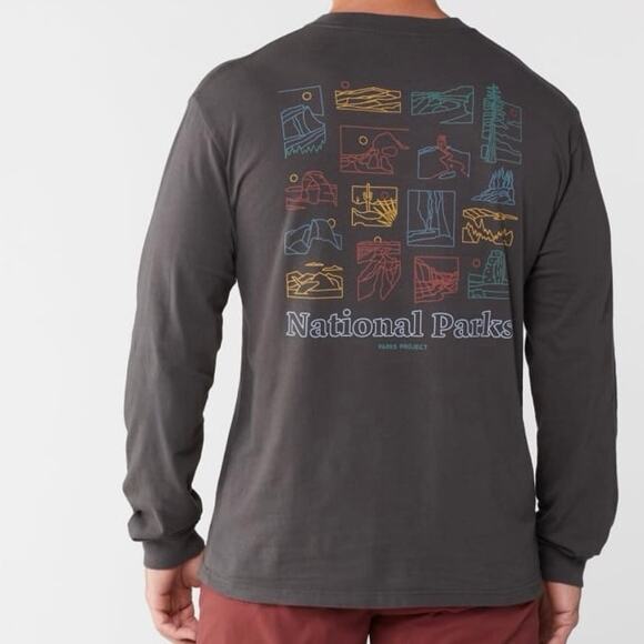 Parks Project | Shirts | Parks Project National Park Stacked Longsleeve ...